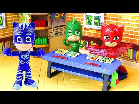 PJ Masks Toys Go To School: English ESL video lessons