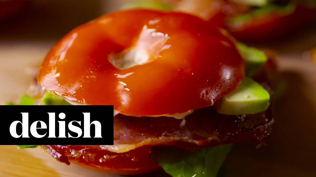 Tomato Bun BLT | Delish