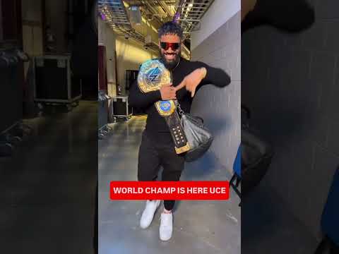 THE WORLD CHAMPION JEY USO HAS ARRIVED FOR Raw! YEET