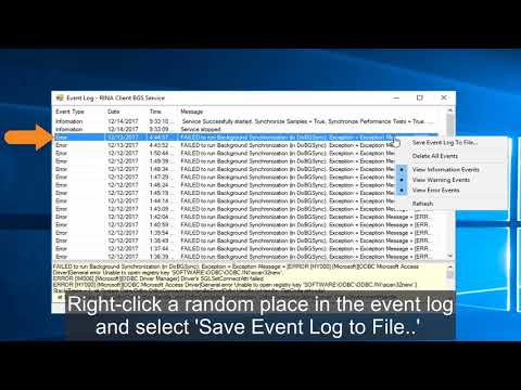 Collecting RINA Client Library and BSG log files - ISIscan