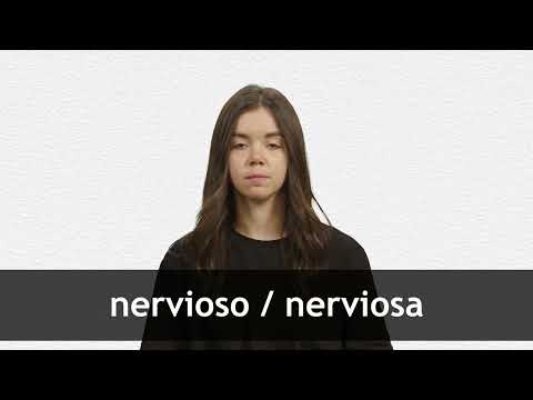 Traducción en inglés de “NERVIOSO” | Collins Diccionario español-inglés