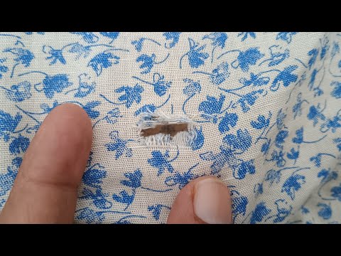 How to Mend a Hole in a Shirt | Visible Mending Tutorial