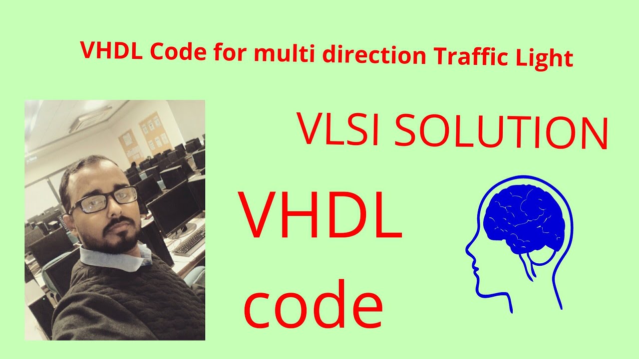 Traffic light VHDL Code for simulation || VLSI design  || traffic light controller code