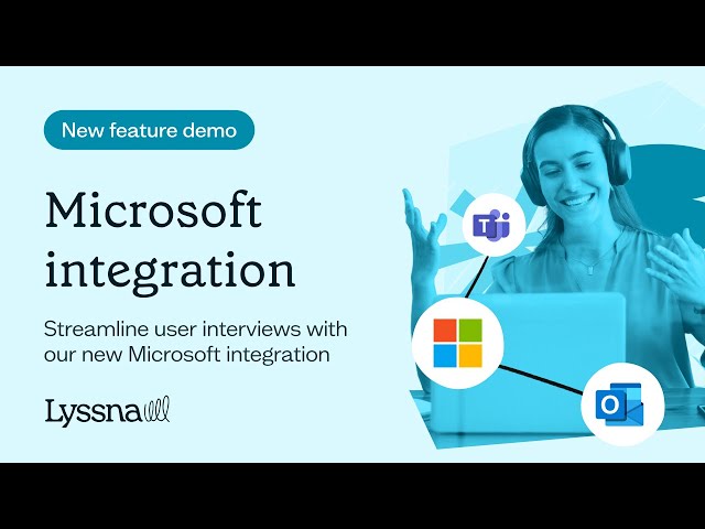 Microsoft integration | Lyssna