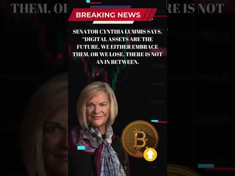 Senator Cynthia Lummis says, “Digital assets ARE the future. #crypto #cryptonews