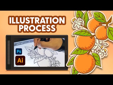 My Illustration Process for Packaging Design - Step by Step Process