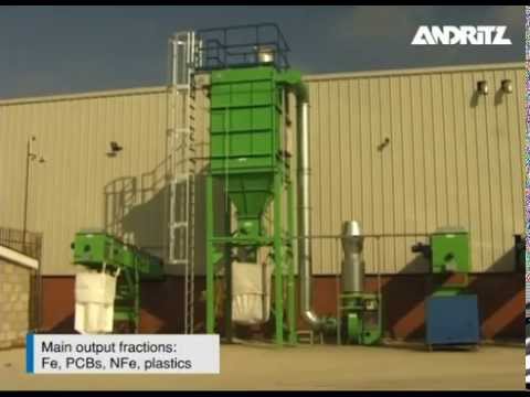 ANDRITZ Recycling – E-scrap recycling plant