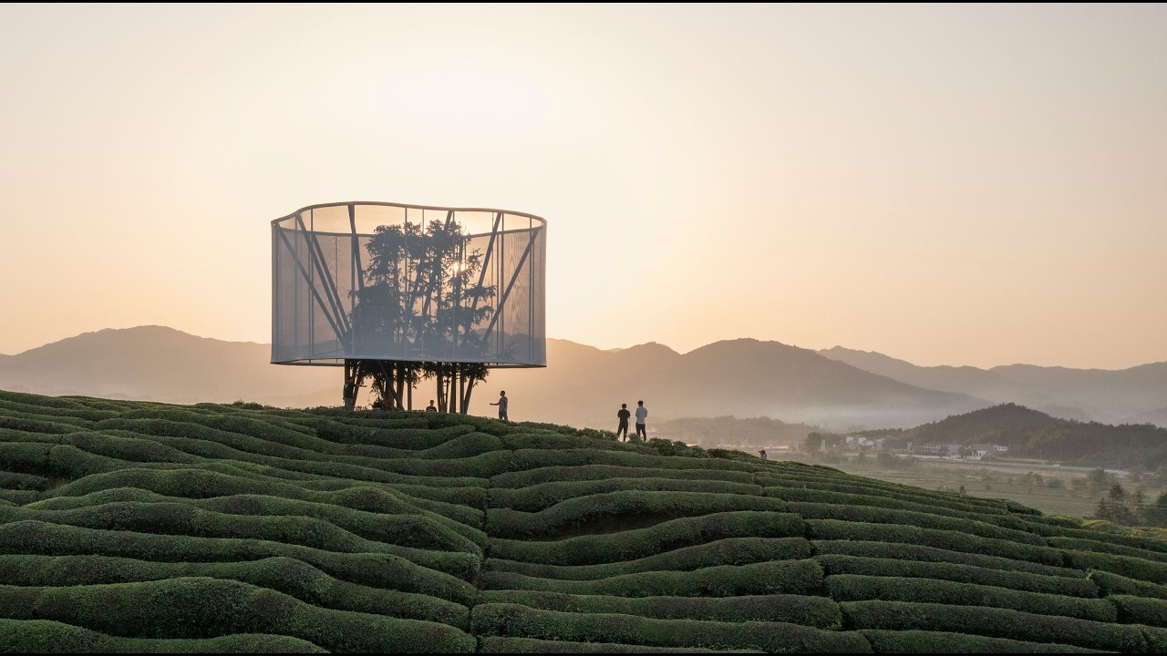 Light by MAD/Ma Yansong | In dialogue with the tea mountains, lighting the lamp of the land