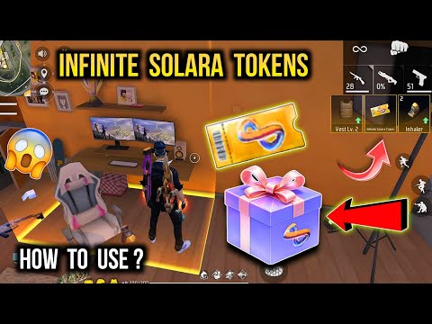 Infinite Solara Token | How To Use? | Free Fire 8th Anniversary Ticket Location in Solara Map