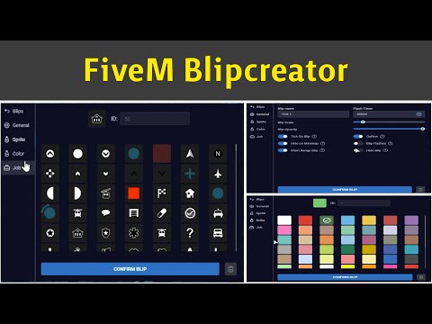 [Free] FiveM Blipcreator | Blip restriction, Job based blips and more