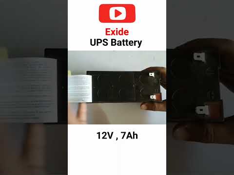 Exide 12 Volt/ 7 Ah Powersafe Battery (Sealed),Original Replacement To Ups Battery