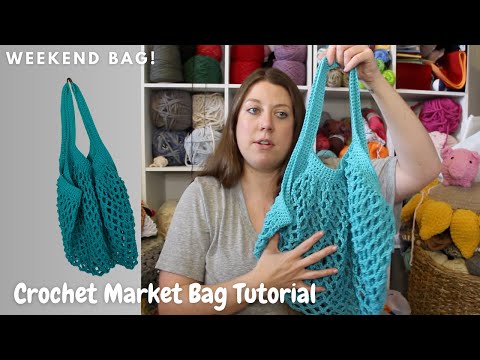 Market Bag Tutorial | Weekend Bag! | Crochet Day by Day