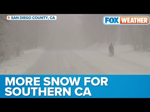 Bomb Cyclone Delivered Close To Foot Of Snow In Southern California Mountains