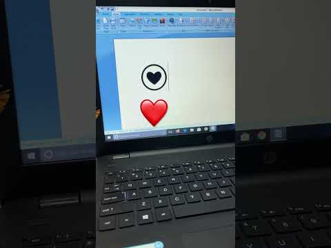 Heart symbol shortcut key in ms word #msword