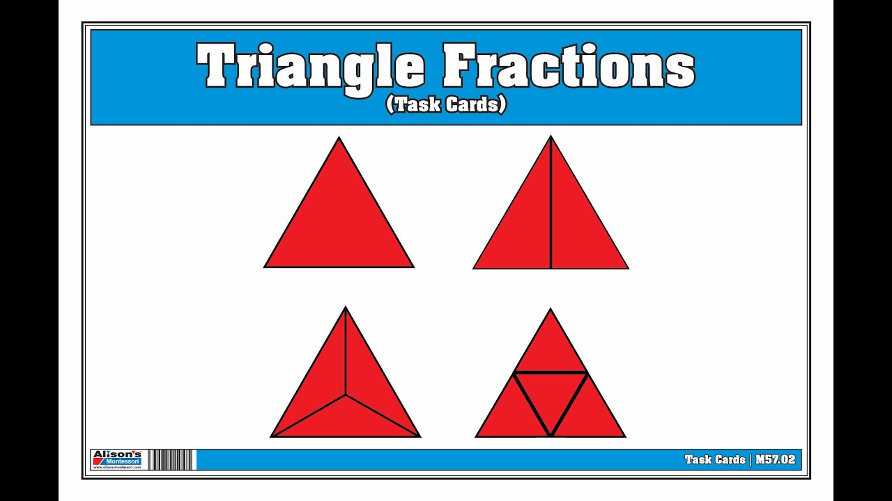 Triangle Fractions (Task Cards)