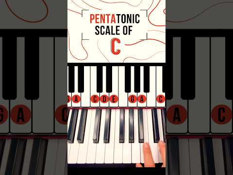 Pentatonic Scale of C Major!? #piano #pianomusic #scales #musictheory #pentatonicscale #tutorial