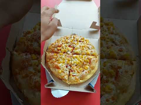 Domino's Golden Corn PizzaβΉ89π²π€©|Pizza Mania|#veggienidhi #shorts #youtubeshorts #streetfood #dominos