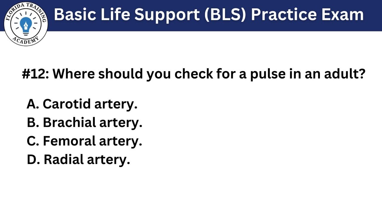 2024 Basic Life Support (BLS) Practice Exam