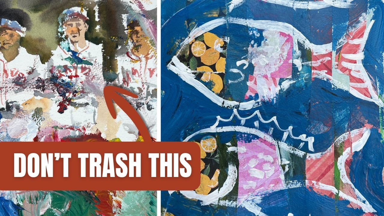 Stop Throwing Away Your Art (Try This Mixed Media Hack Instead)
