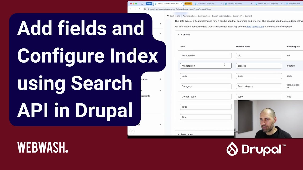 Add fields and Configure Index using Search API in Drupal