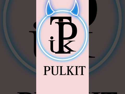 PULKIT NAME brand new Logo 🤗😱#logo #youtubeshorts #viral #trending #logodesign #viralvideo
