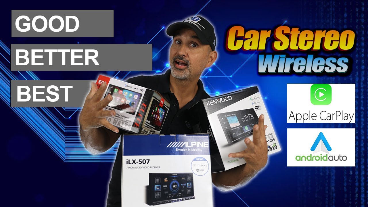 Good Better Best. Double Din Car Stereo Headunit w Wireless Andriod Auto and Wireless Apple CarPlay