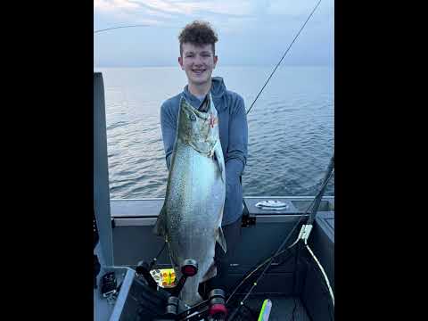 One time... YBC Team went to Lake Michigan 😱 #fishing