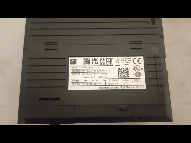 Variable Frequency Drive - FUJI VFD FVR MICRO ( FVR0.4AS1S-4E ...