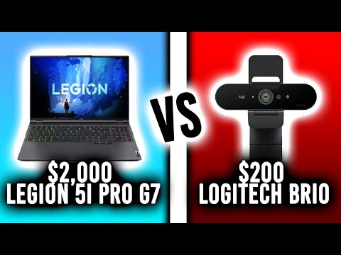 WEBCAM COMPARISON: $2,000 Legion 5i Pro vs. $200 Logitech Brio