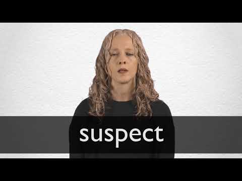 SUSPECT definition and meaning | Collins English Dictionary