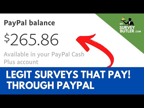 Legit Surveys That Pay Through PayPal 2021 ????