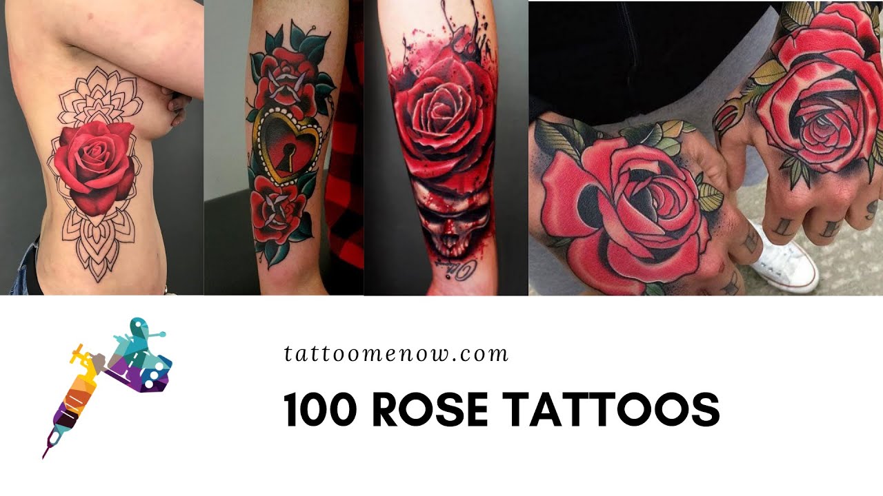 100 Beautiful Rose Tattoos