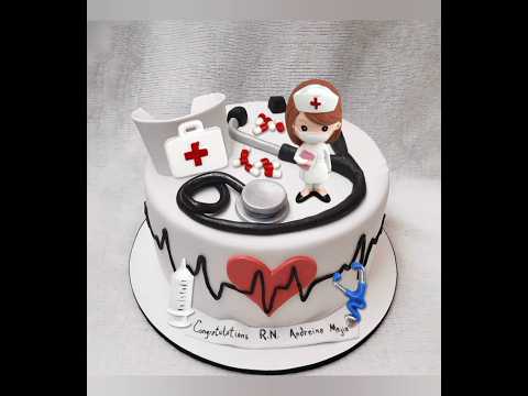Nurse birthday cake ideas 2023 #cake #decoration #ideas #shorts