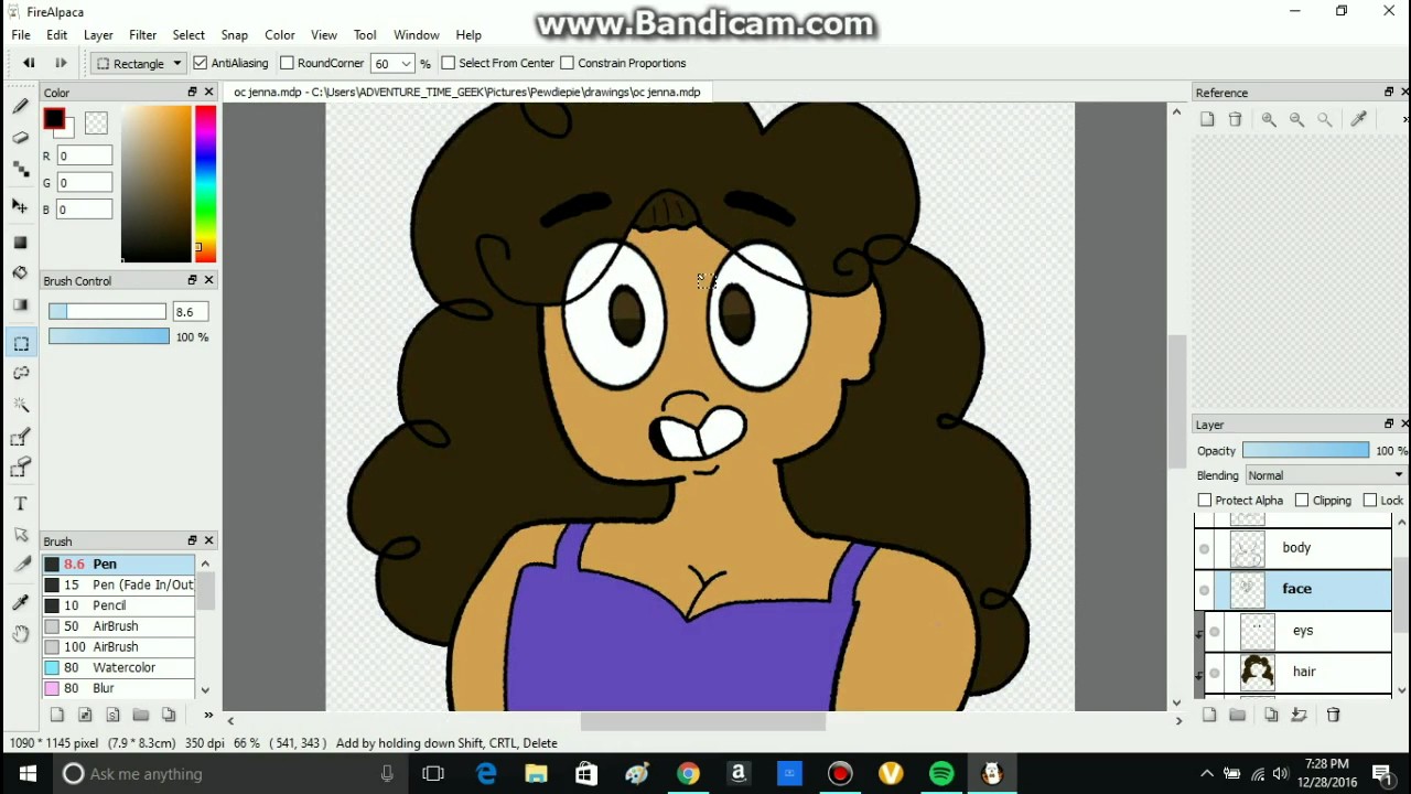 Jenna OC Speedpaint (read description)