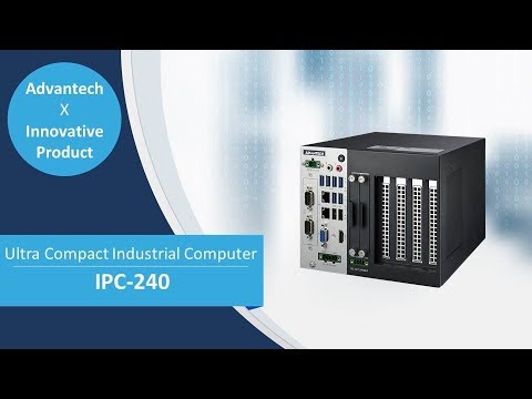 Ultra Compact Industrial Computer, IPC-240 360 View, Advantech (EN)