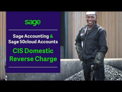 Sage (UK): CIS Domestic Reverse Charge VAT for Sage Accounting and Sage 50cloud Accounts