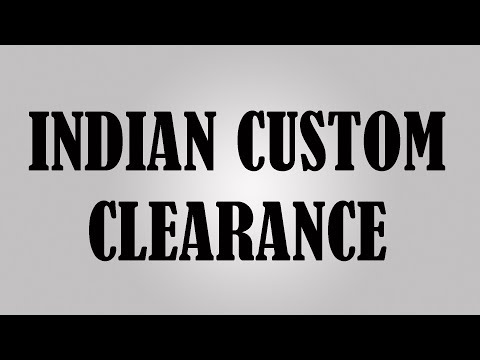 custom clearance process for Export