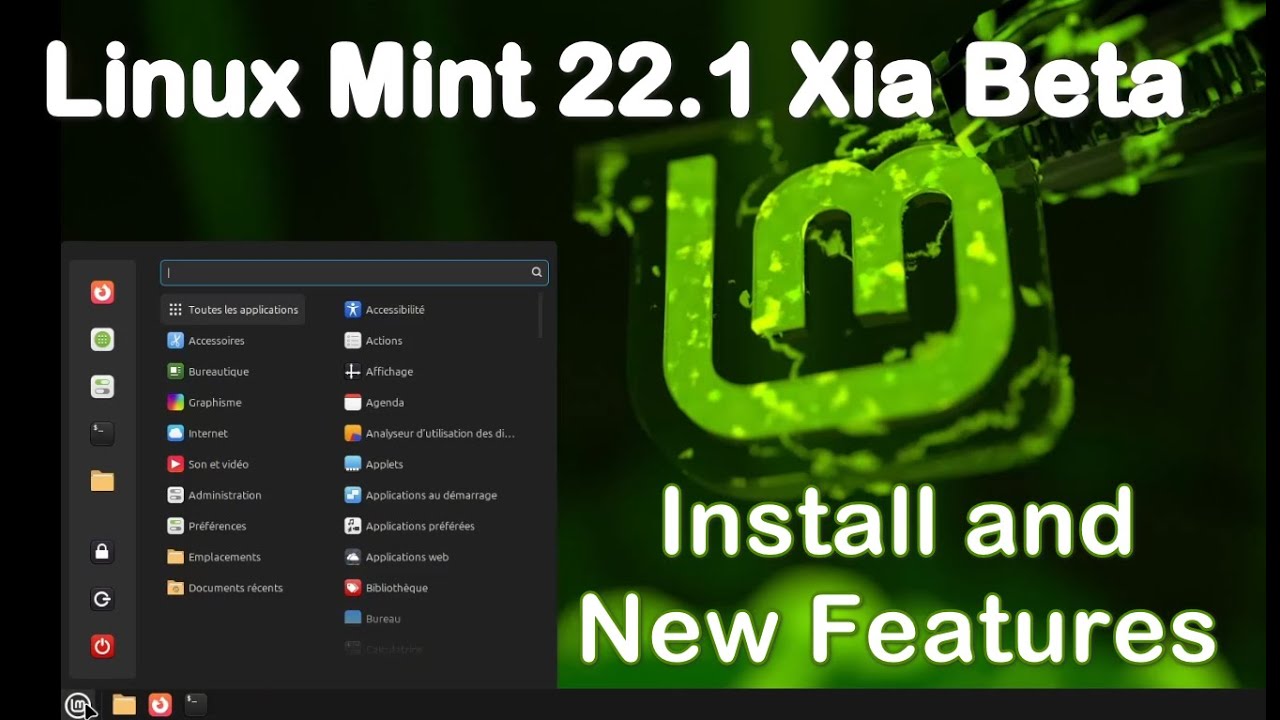 Linux Mint 22 1 Xia Beta install and new Features