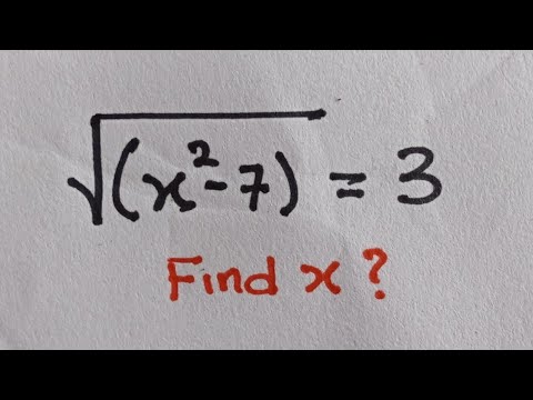 How To Solve Radical Equations Easily! - SAT, ACT Math, IGCSE