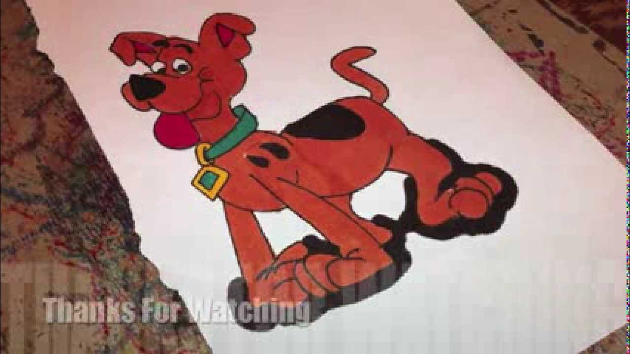 Copic Marker Speed Color A Pup Named Scooby Doo with Commentary