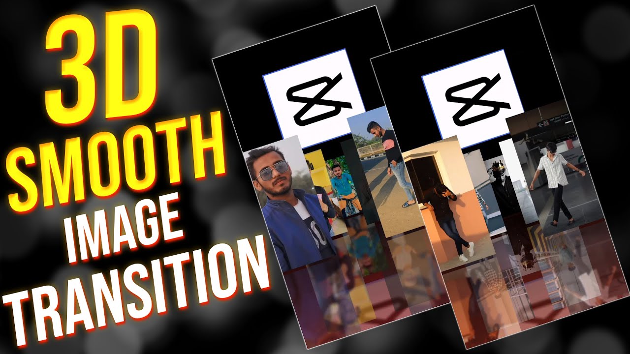 Trending 3D Image Transition Reels Tutorial | 3D Smooth Image Capcut Template | Capcut New Template