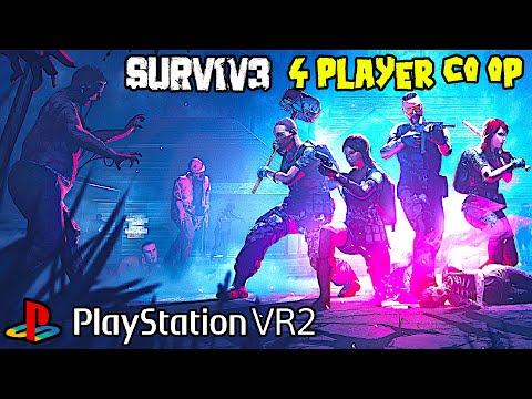 Co Op VR Zombie Apocalypse | SURV1V3 PSVR 2 | Live Stream Ft @MacInVR