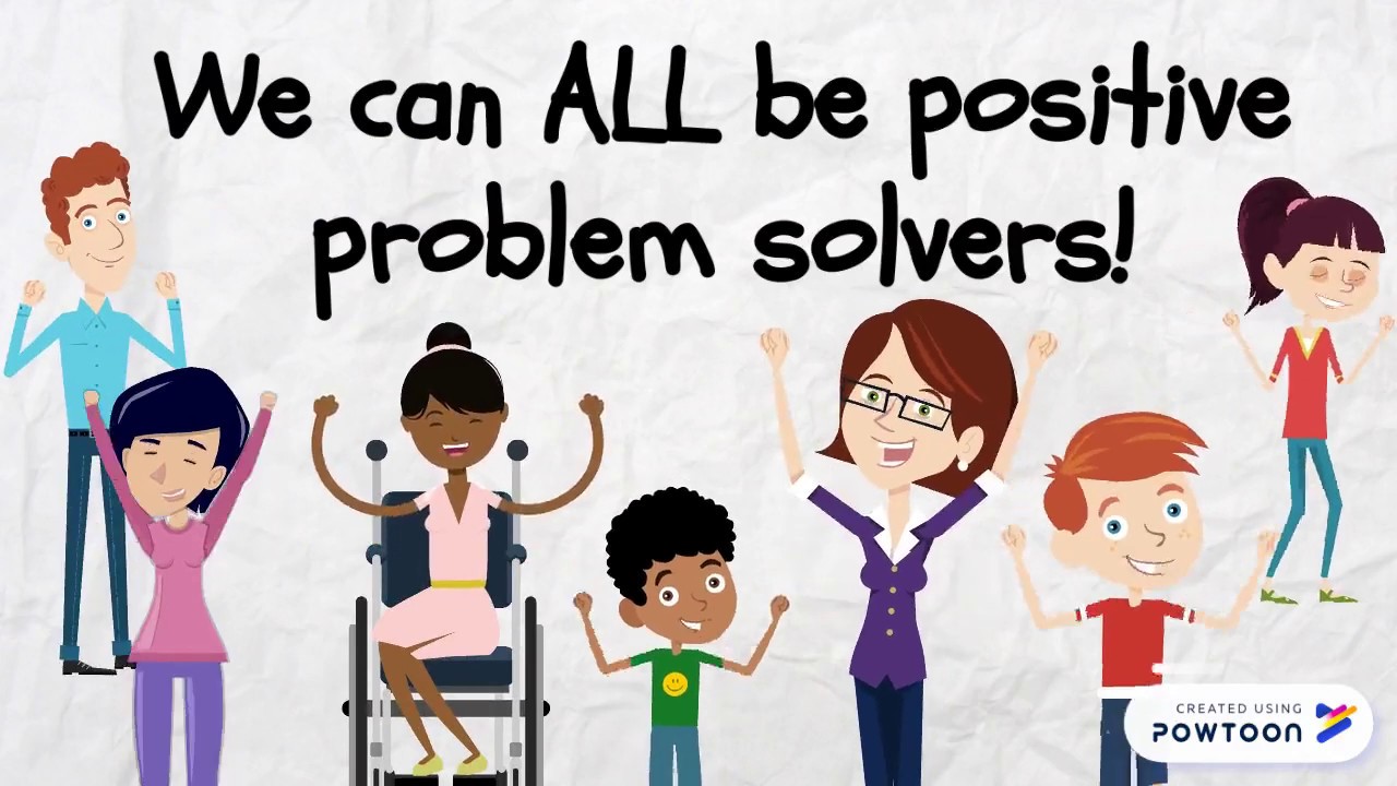 Positive Problem Solving Steps (English) Video Social Story