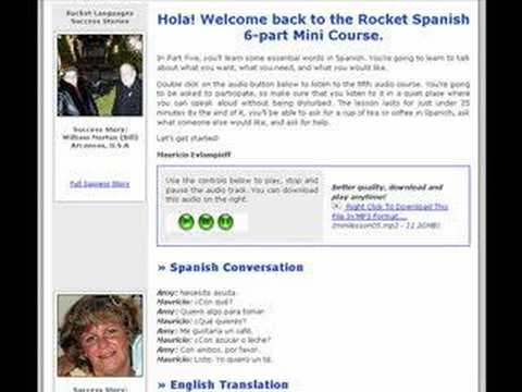 Rocket Spanish Free Lessons Day 5