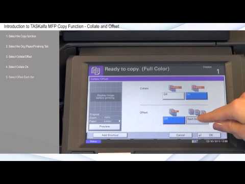 Learn How To Copy Collate and Offset Video