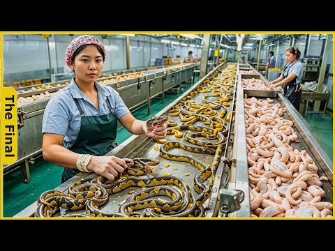 How Australian Farmers Make $9,800 a Night – Snake Hide Industry