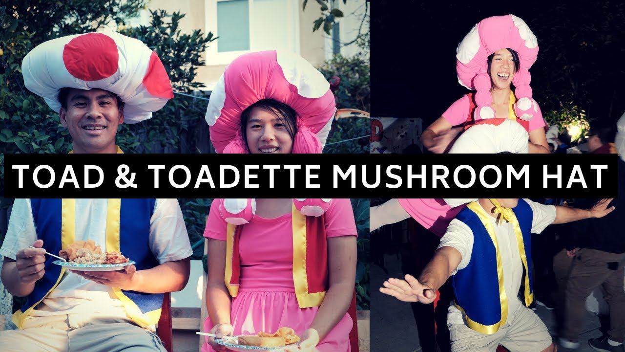 DIY Tutorial: Toad and Toadette Mushroom Hats