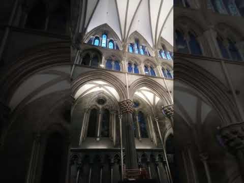 This is inside the Nidarosdomen in Trondheim Norway.