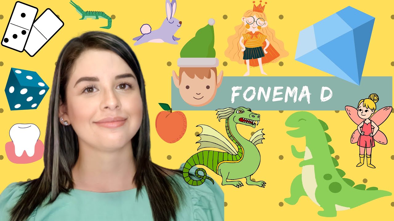 Fonema D| aprende a articular el fonema D | conciencia fonológica fonema D 😜😝😛😋