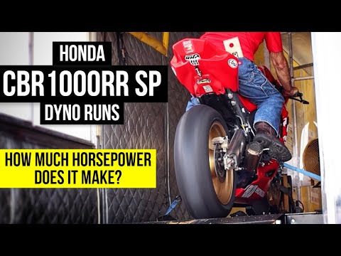 Honda CBR1000RR SP Dyno Runs: Akrapovic Exhaust + Flashed ECU | How much Horsepower does it make?